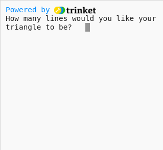 Palindromic Triangle