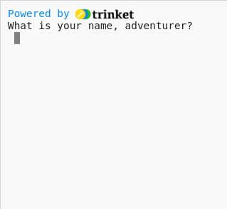 Python Text Adventure - 2 hour