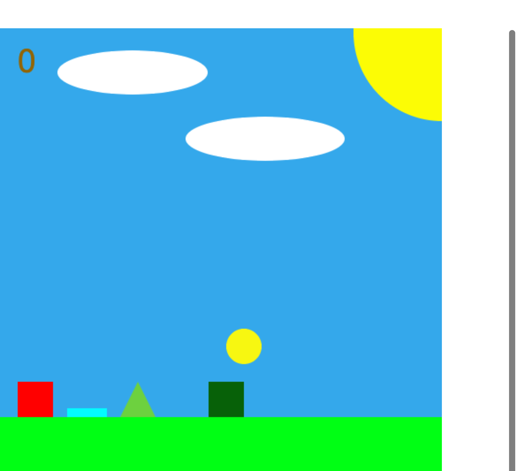 geometry dash game by origami-and-stuff