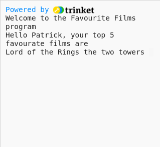 Week 2 Trinket Remix