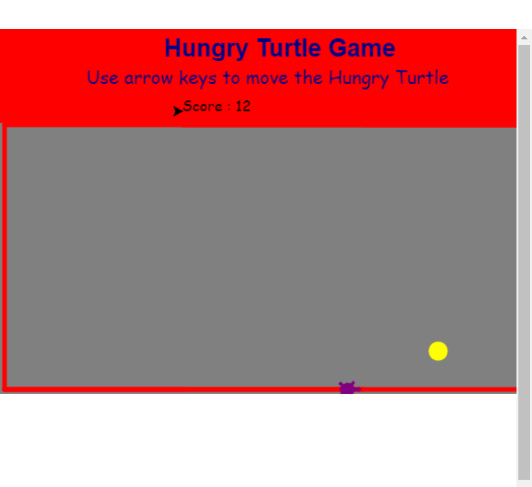Hungry Turtle Game