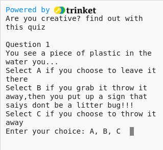 A creative Quiz