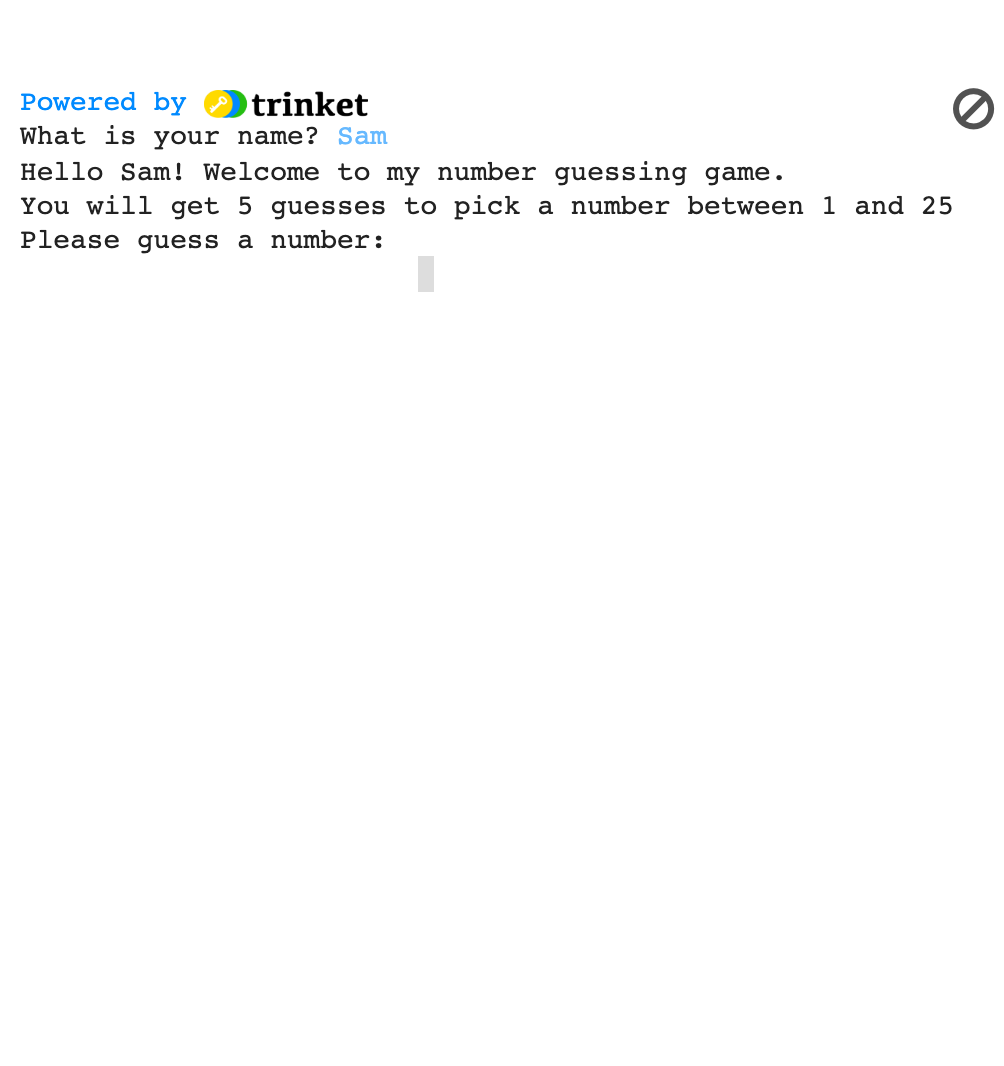 Number Guessing Game
