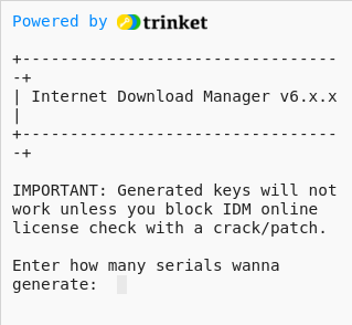 Your Python Trinket
