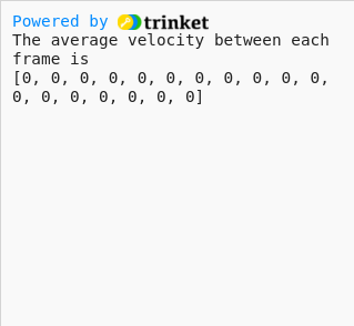 Average velocity (wrong)