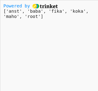 Your Python Trinket